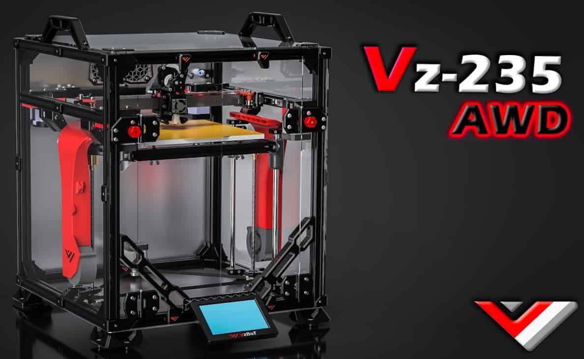 VzBot 235 3d printer parts and accessories - Provok3d