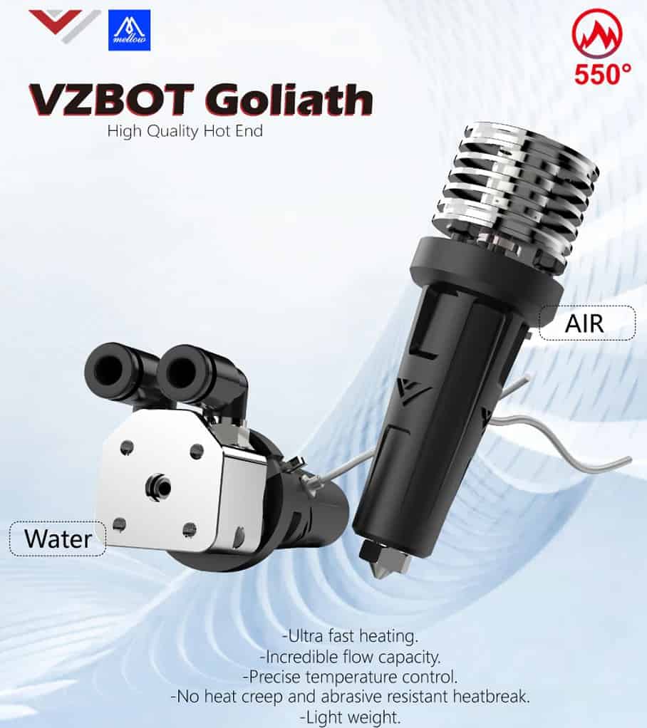 VzBot Goliath Hotend - Provok3d